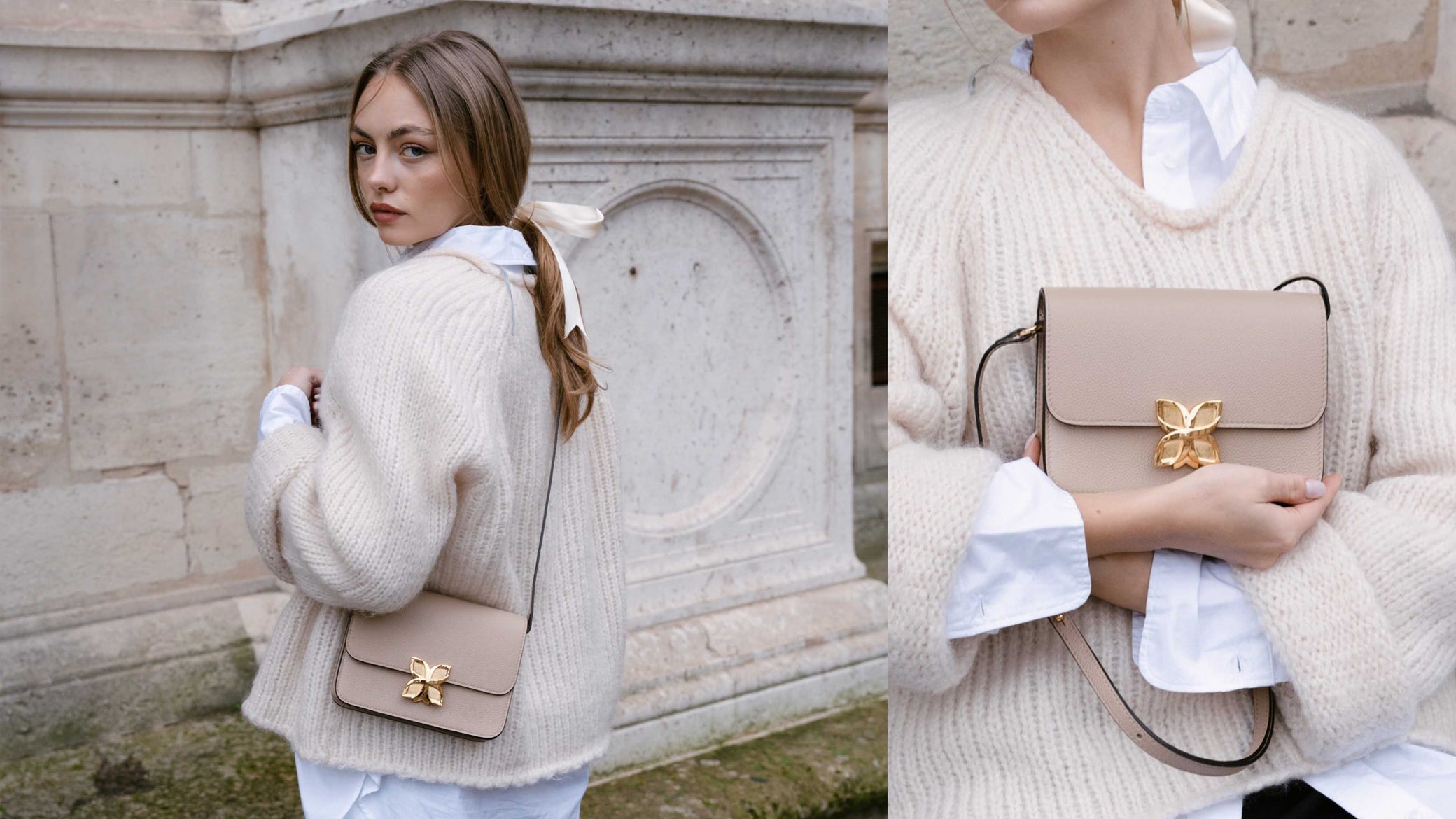 Fleuron Paris High Leather Goods - Handbag Made in Italy